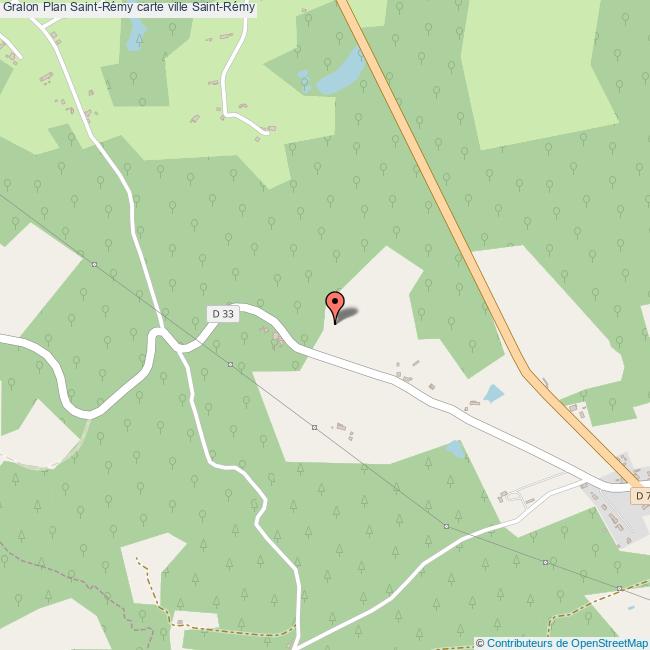 Plan Saint-Rémy carte ville Saint-Rémy