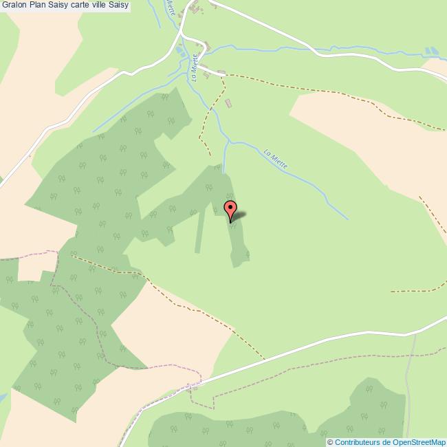 Plan Saisy carte ville Saisy