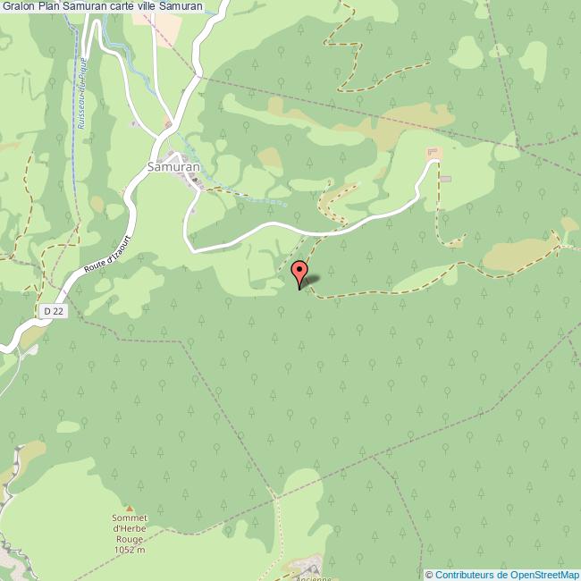 Plan Samuran carte ville Samuran