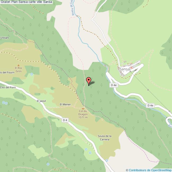 Plan Sansa carte ville Sansa