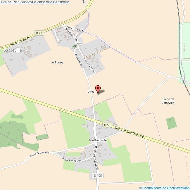 Plan Sasseville carte ville Sasseville
