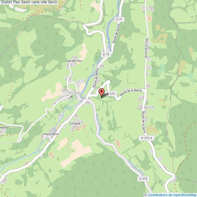 Plan Seich carte ville Seich