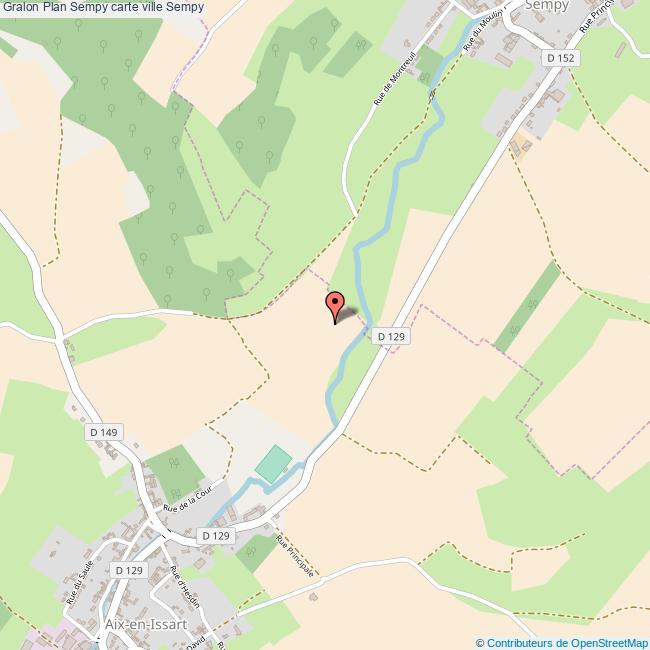 Plan Sempy carte ville Sempy