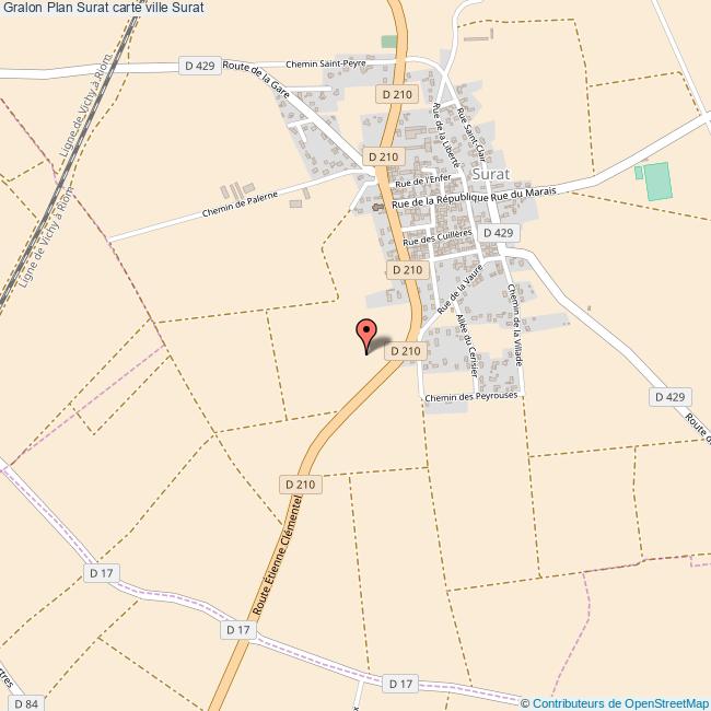 Plan Surat carte ville Surat