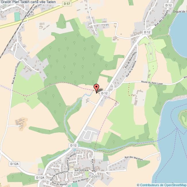 Plan Taden carte ville Taden