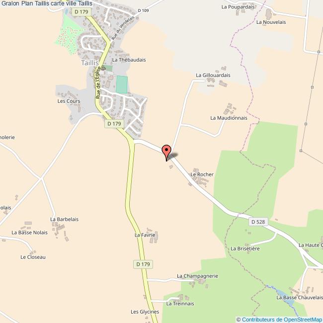 Plan Taillis carte ville Taillis