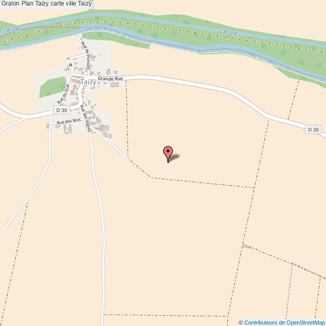 Plan Taizy carte ville Taizy