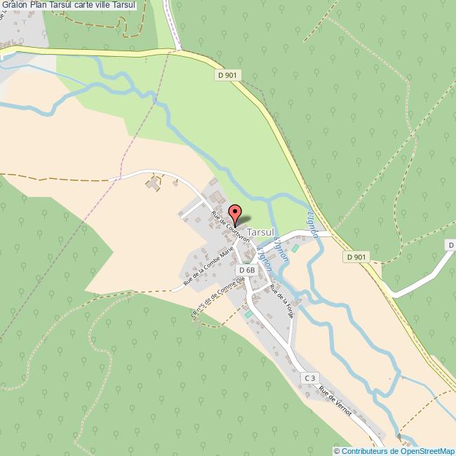 Plan Tarsul carte ville Tarsul