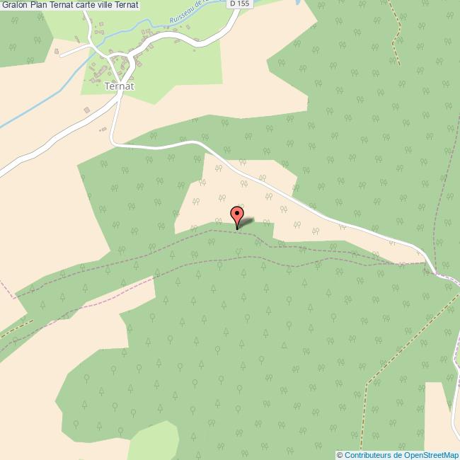 Plan Ternat carte ville Ternat