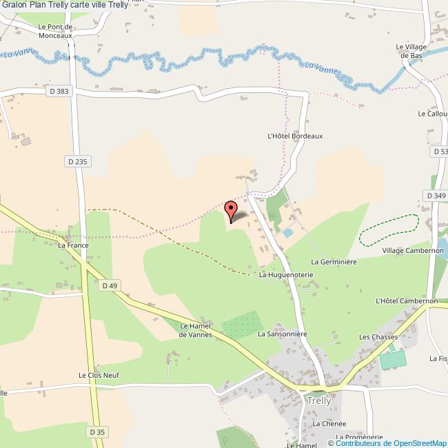 Plan Trelly carte ville Trelly