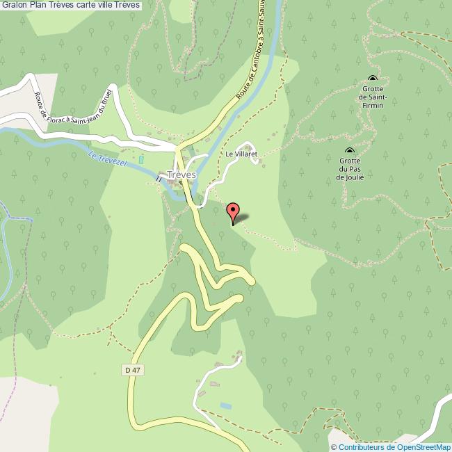 Plan Trèves carte ville Trèves