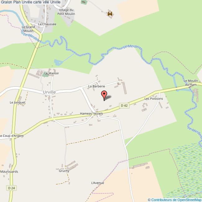 Plan Urville carte ville Urville