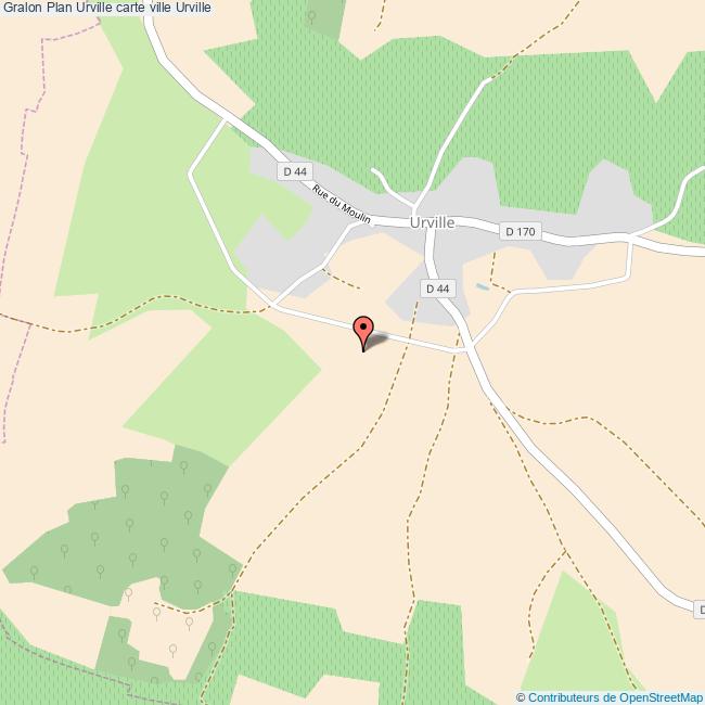 Plan Urville carte ville Urville