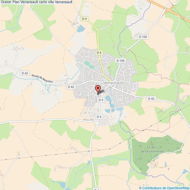Plan Venansault carte ville Venansault