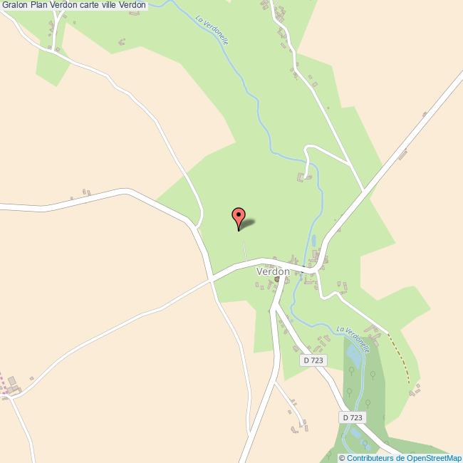 Plan Verdon carte ville Verdon