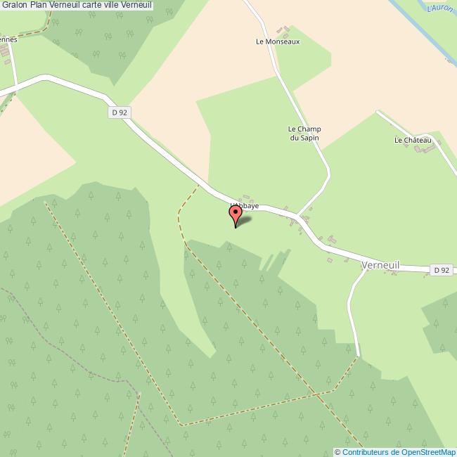 Plan Verneuil carte ville Verneuil