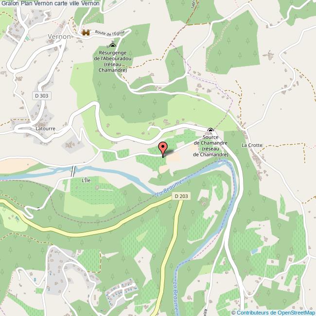 Plan Vernon carte ville Vernon