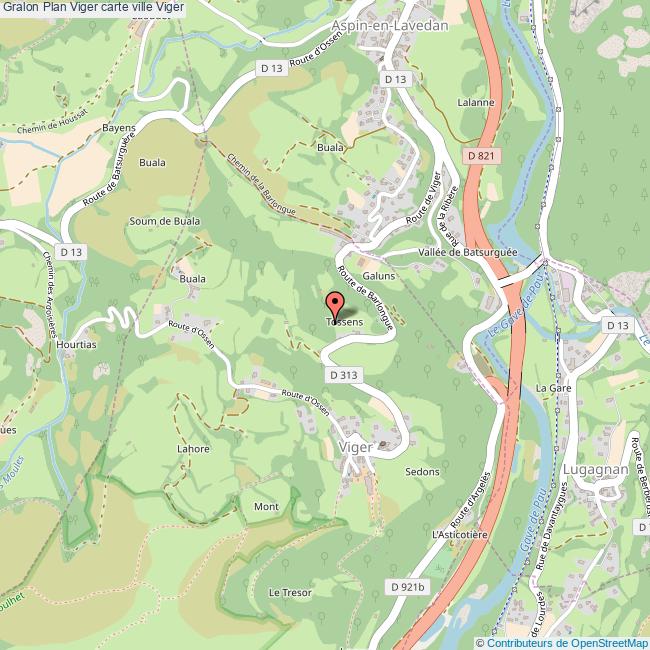 Plan Viger carte ville Viger