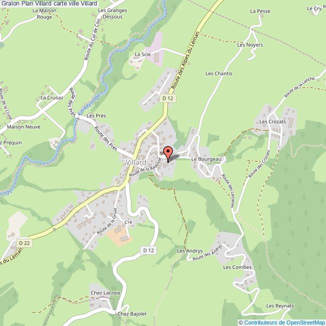 Mairie Villard informations commune de Villard 74