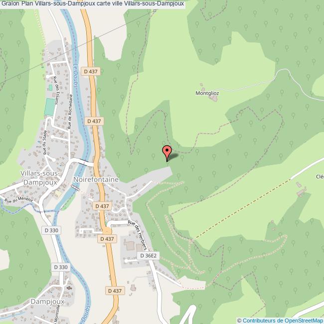 Plan Villars-sous-Dampjoux carte ville Villars-sous-Dampjoux Plan Villars-sous-Dampjoux carte ville Villars-sous-Dampjoux