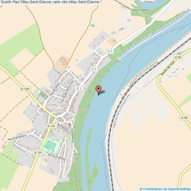 Plan Villey-Saint-Etienne carte ville Villey-Saint-Etienne
