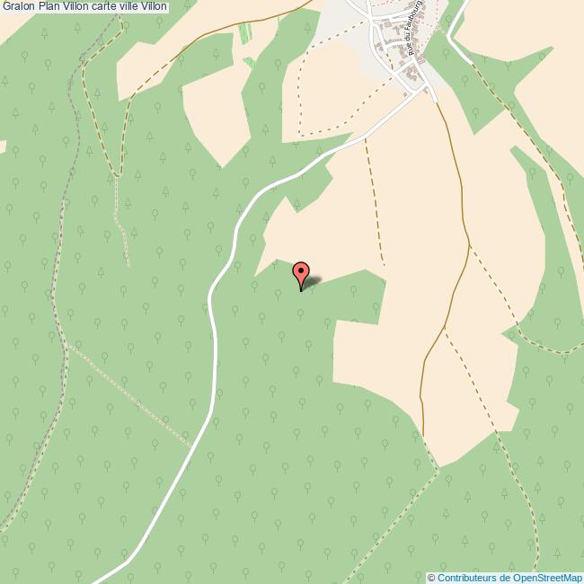 Plan Villon carte ville Villon