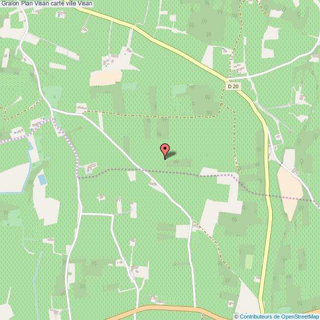 Plan Visan carte ville Visan