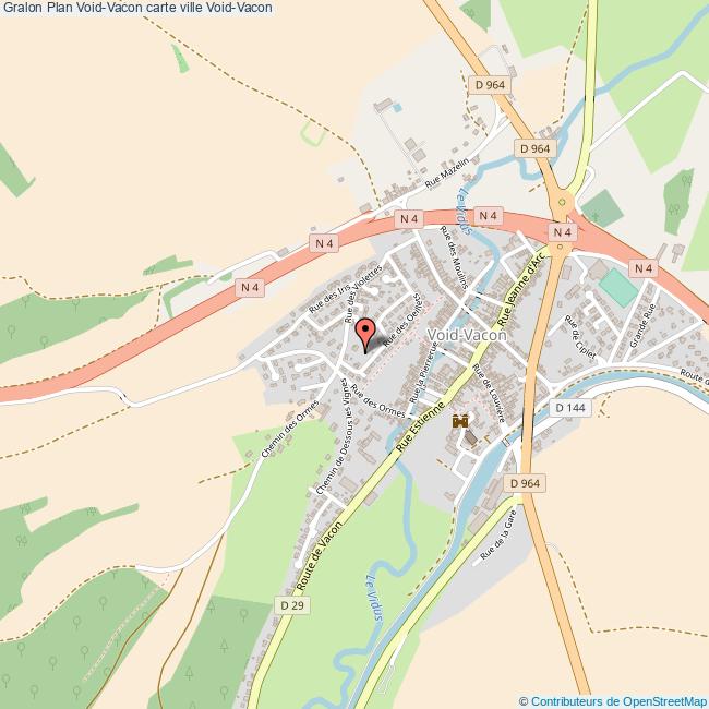 Plan Void-Vacon carte ville Void-Vacon