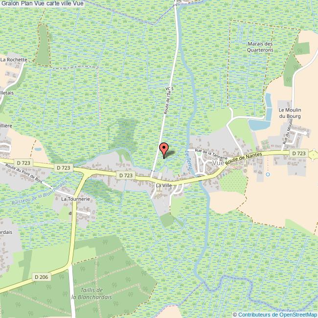 Plan Vue carte ville Vue