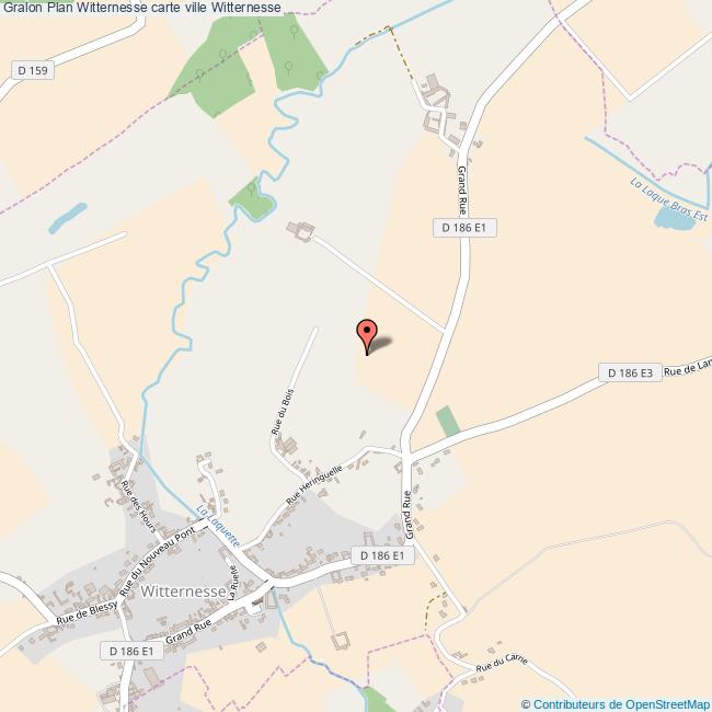Plan Witternesse carte ville Witternesse