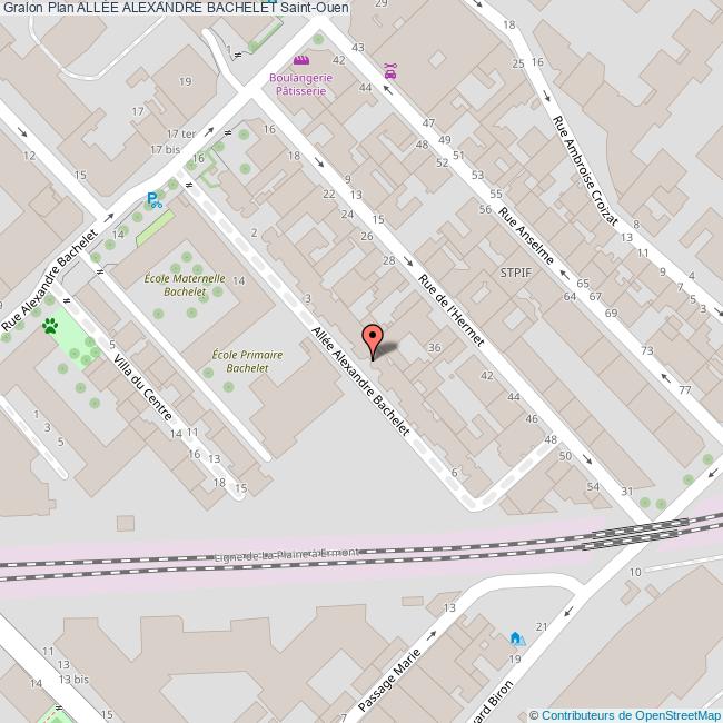 Allée ALEXANDRE BACHELET Saint-Ouen