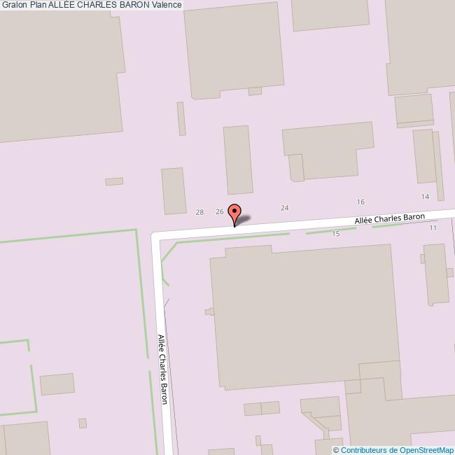 Allée CHARLES BARON Valence