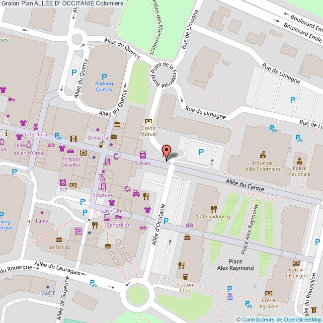 Allée d' OCCITANIE Colomiers