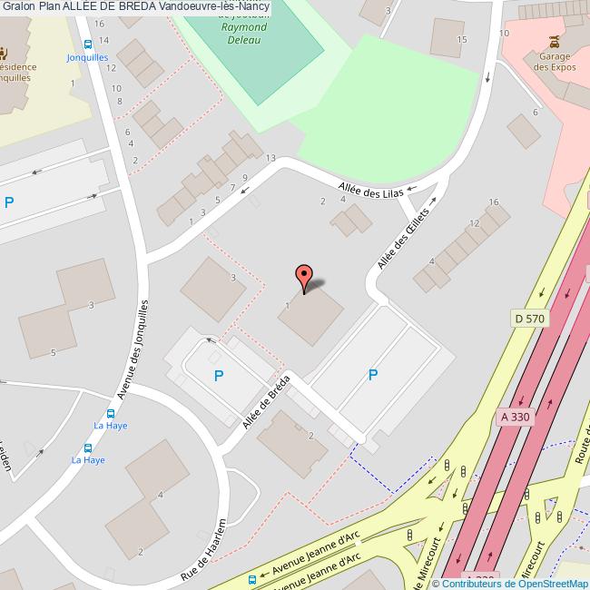 Allée de BREDA Vandoeuvre-lès-Nancy