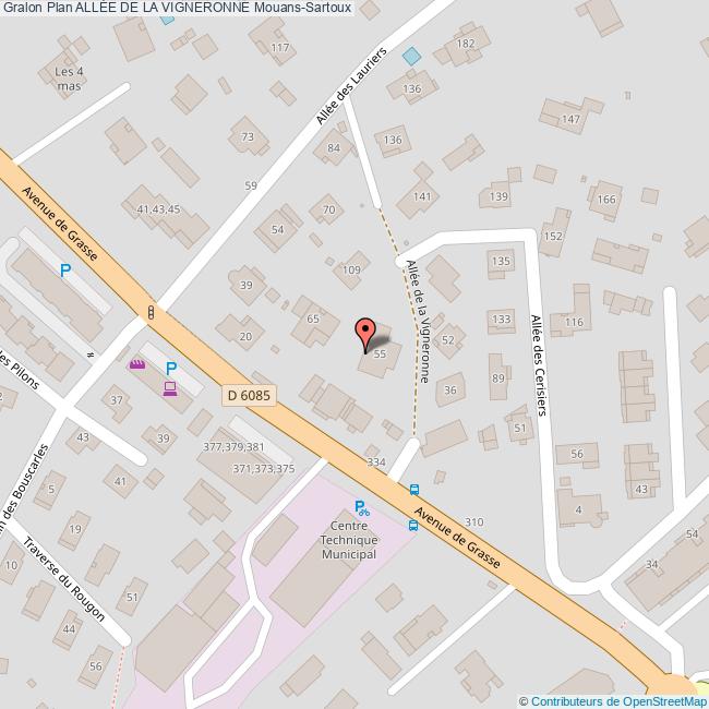 Allée de la VIGNERONNE Mouans-Sartoux