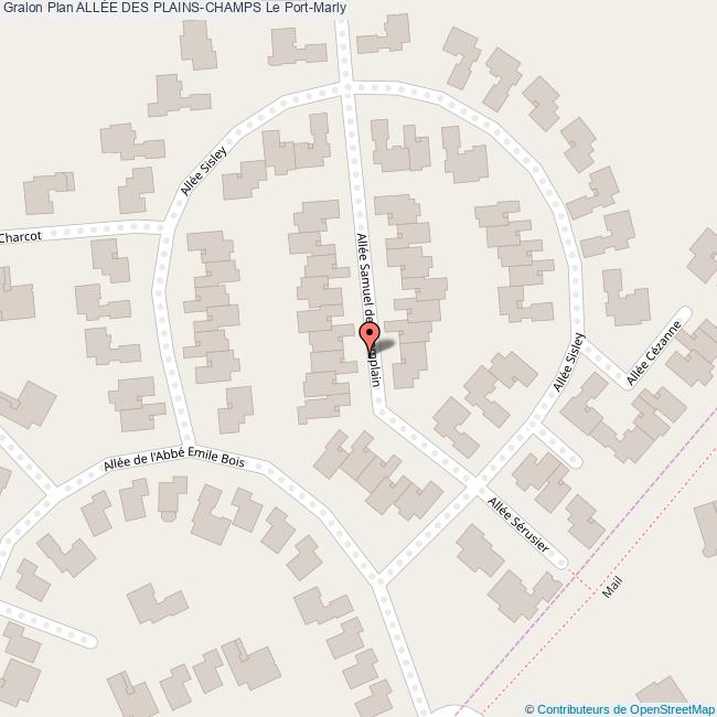 Allée des PLAINS-CHAMPS Le Port-Marly