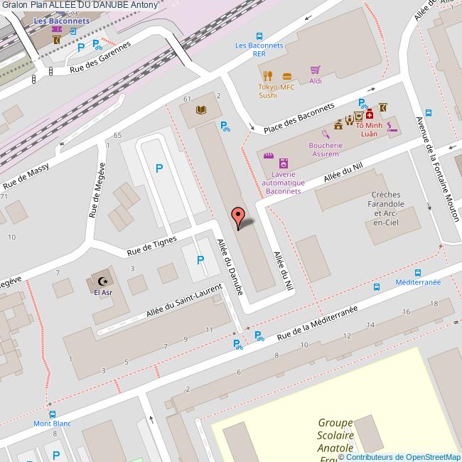 Allée du DANUBE Antony