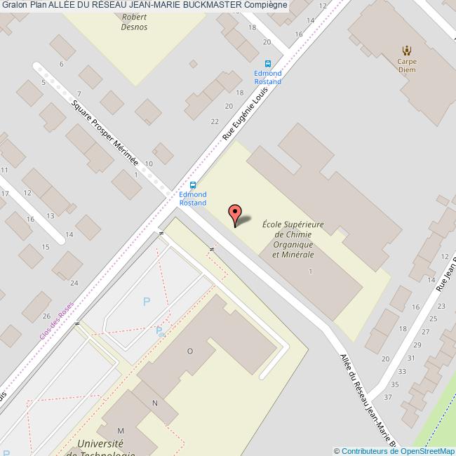 Allée du RÉSEAU JEAN-MARIE BUCKMASTER Compiègne