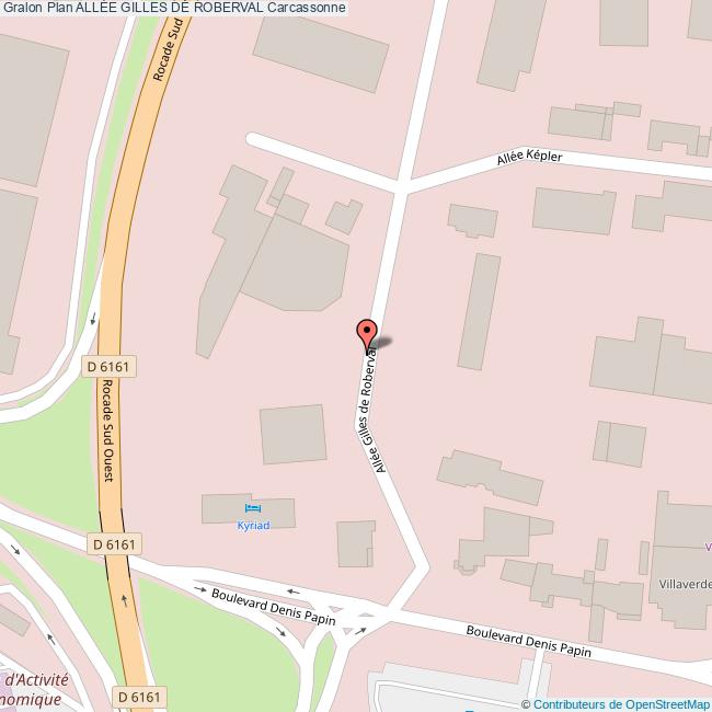 Allée GILLES DE ROBERVAL Carcassonne