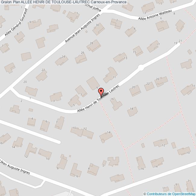 Allée HENRI DE TOULOUSE-LAUTREC Carnoux-en-Provence