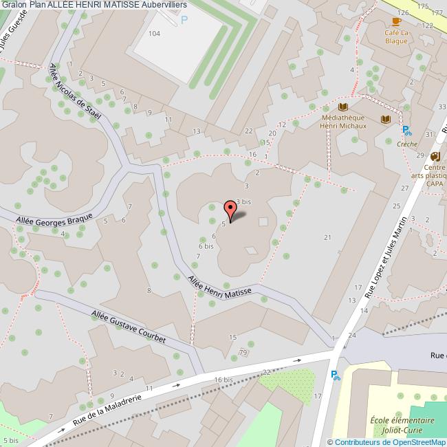 Allée HENRI MATISSE Aubervilliers
