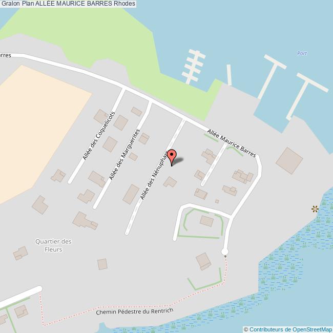 Allée MAURICE BARRES Rhodes