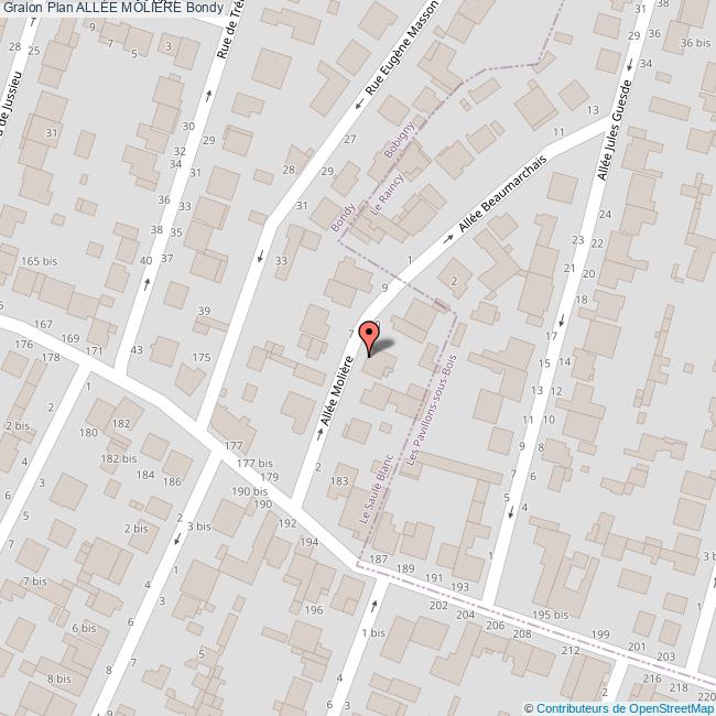 Allée MOLIÈRE Bondy