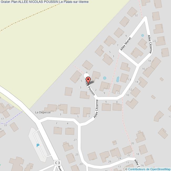 Allée NICOLAS POUSSIN Le Palais-sur-Vienne