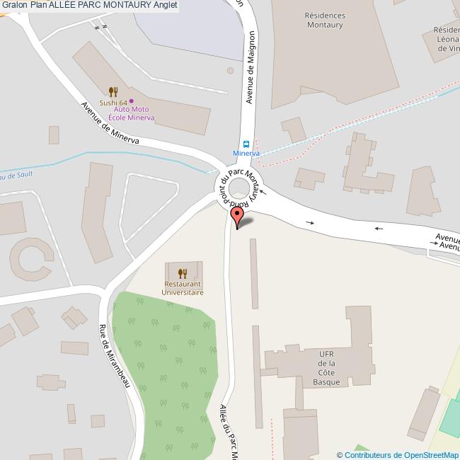 Allée PARC MONTAURY Anglet