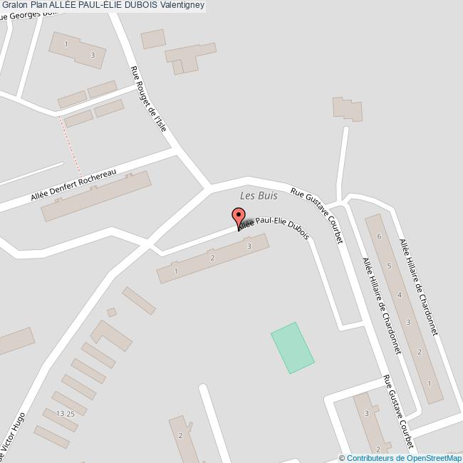 Allée PAUL-ÉLIE DUBOIS Valentigney