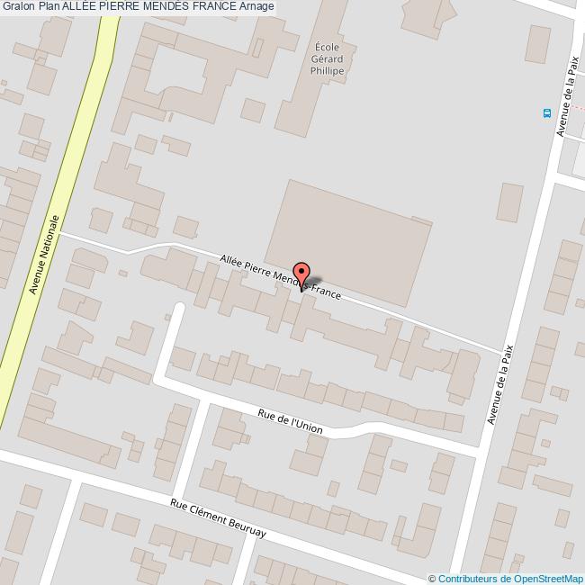 Allée PIERRE MENDÈS FRANCE Arnage