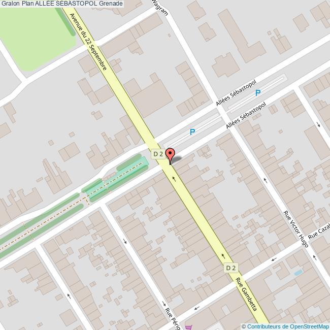 Allée SÉBASTOPOL Grenade
