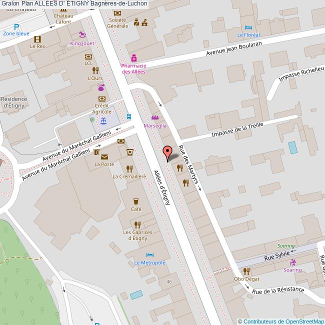 Allées d' ÉTIGNY Bagnères-de-Luchon