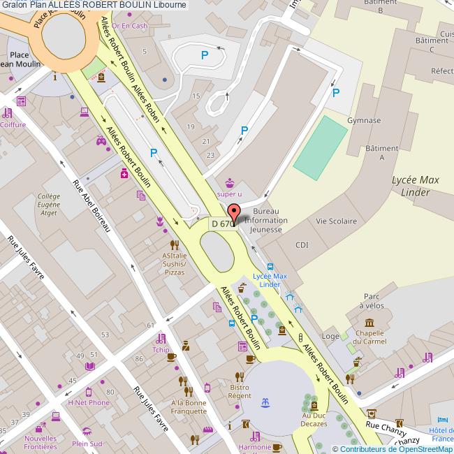 Allées ROBERT BOULIN Libourne